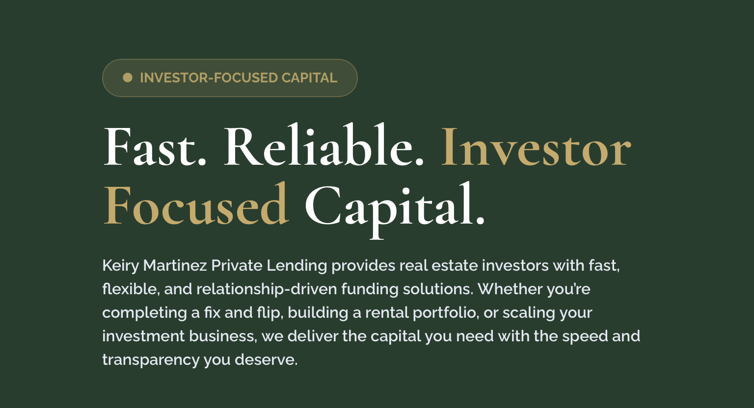 Keiry Martinez Private Lending